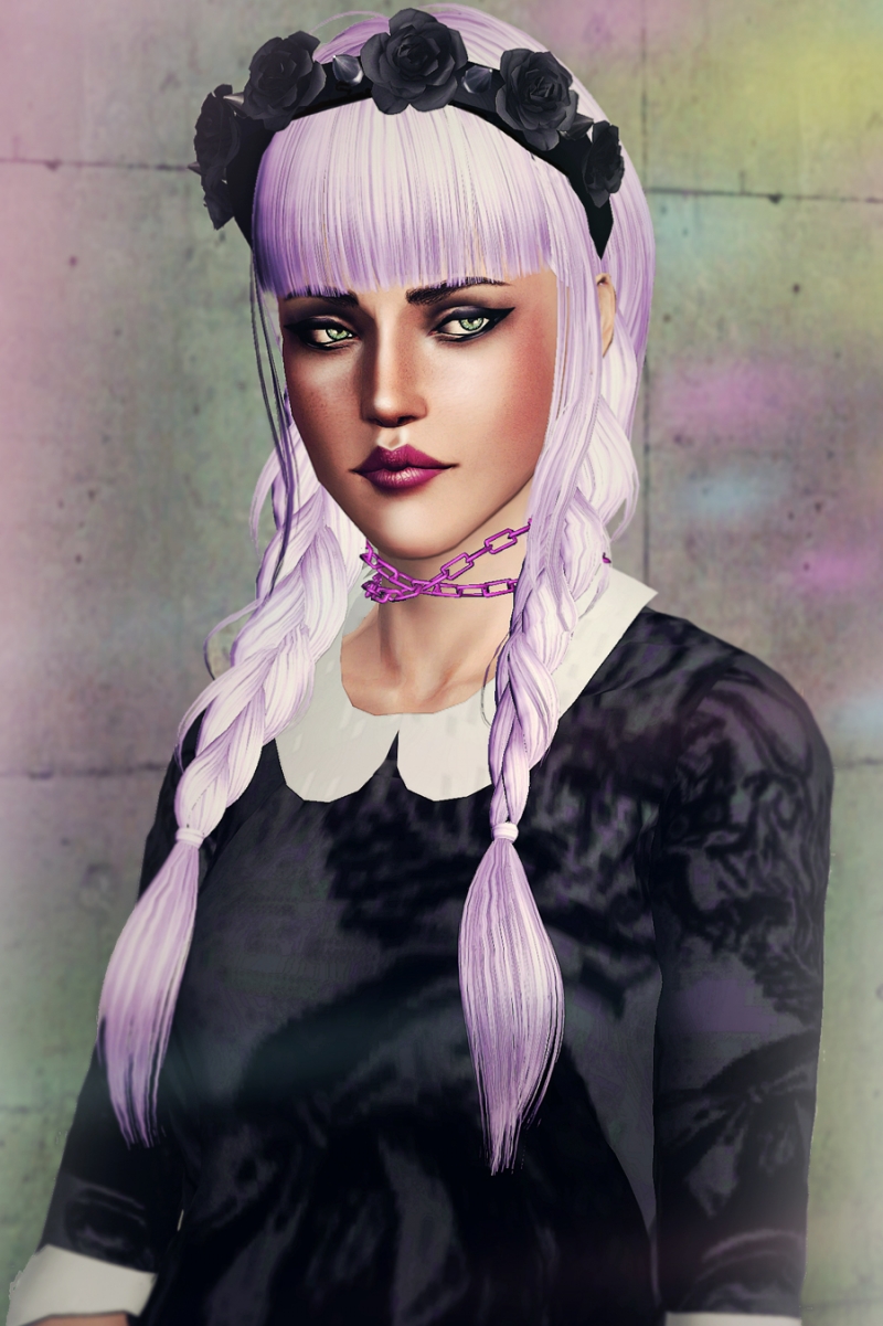 Pastel Goth Hair Sims 4