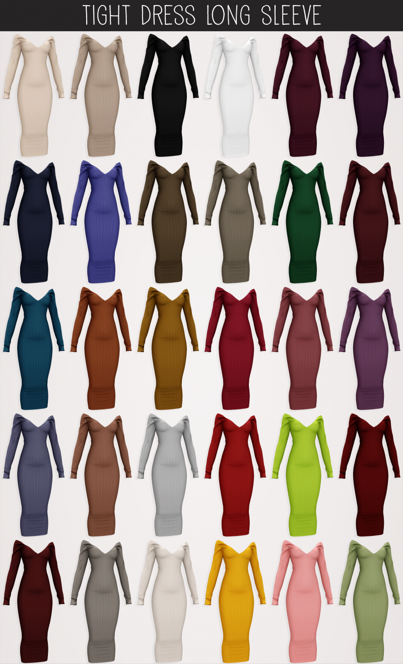 The Sims 4 Elliesimple V Neck Dress Sims 4 Dresses Sims 4 Mods