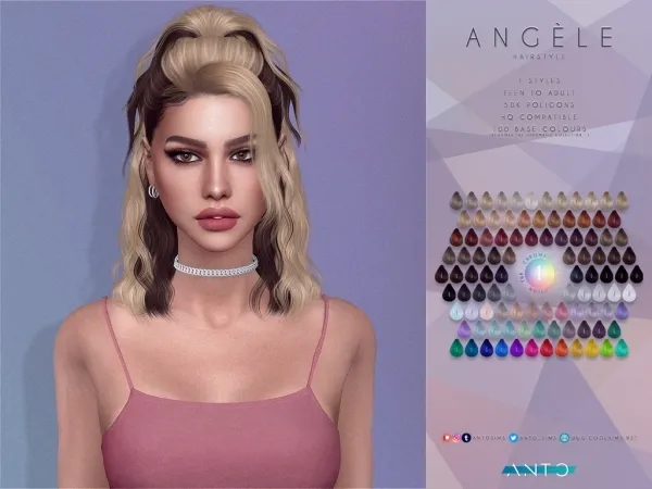 Sims 4 Female Hair