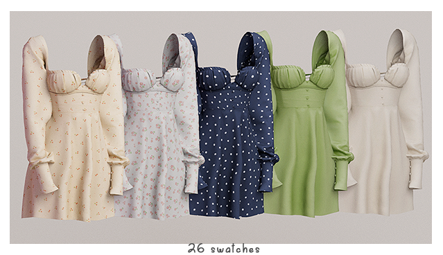 New Year Dress At Elliesimple Sims 4 Updates The Sims 4 CC | Sims 4,